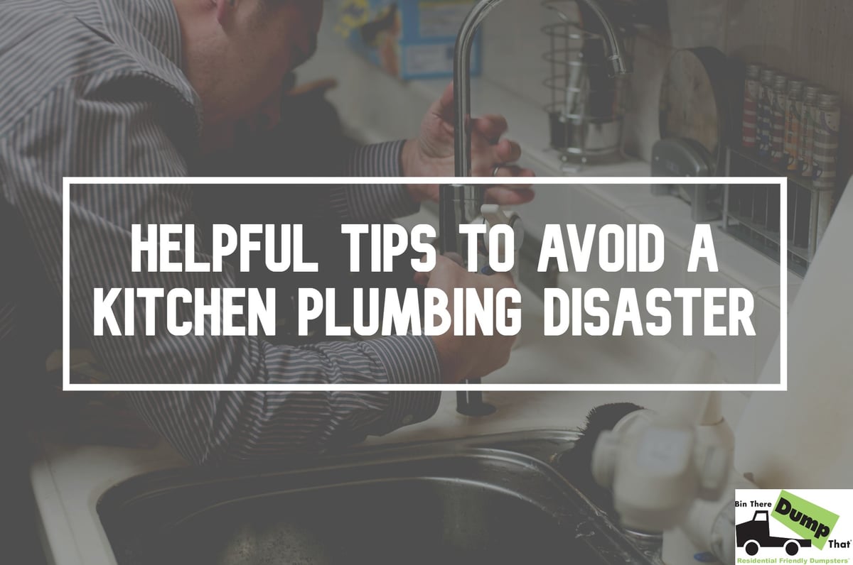 Helpful Tips To Avoid a Kitchen Plumbing Disaster