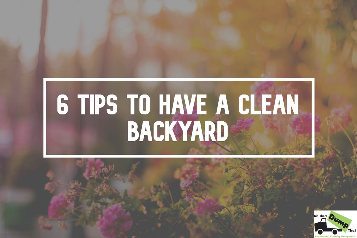 6 Amazing Tips For A Clean Backyard