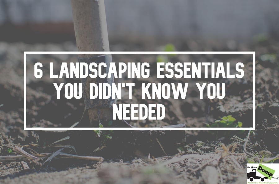 6 Landscaping Essentials You Didn't Know You Needed